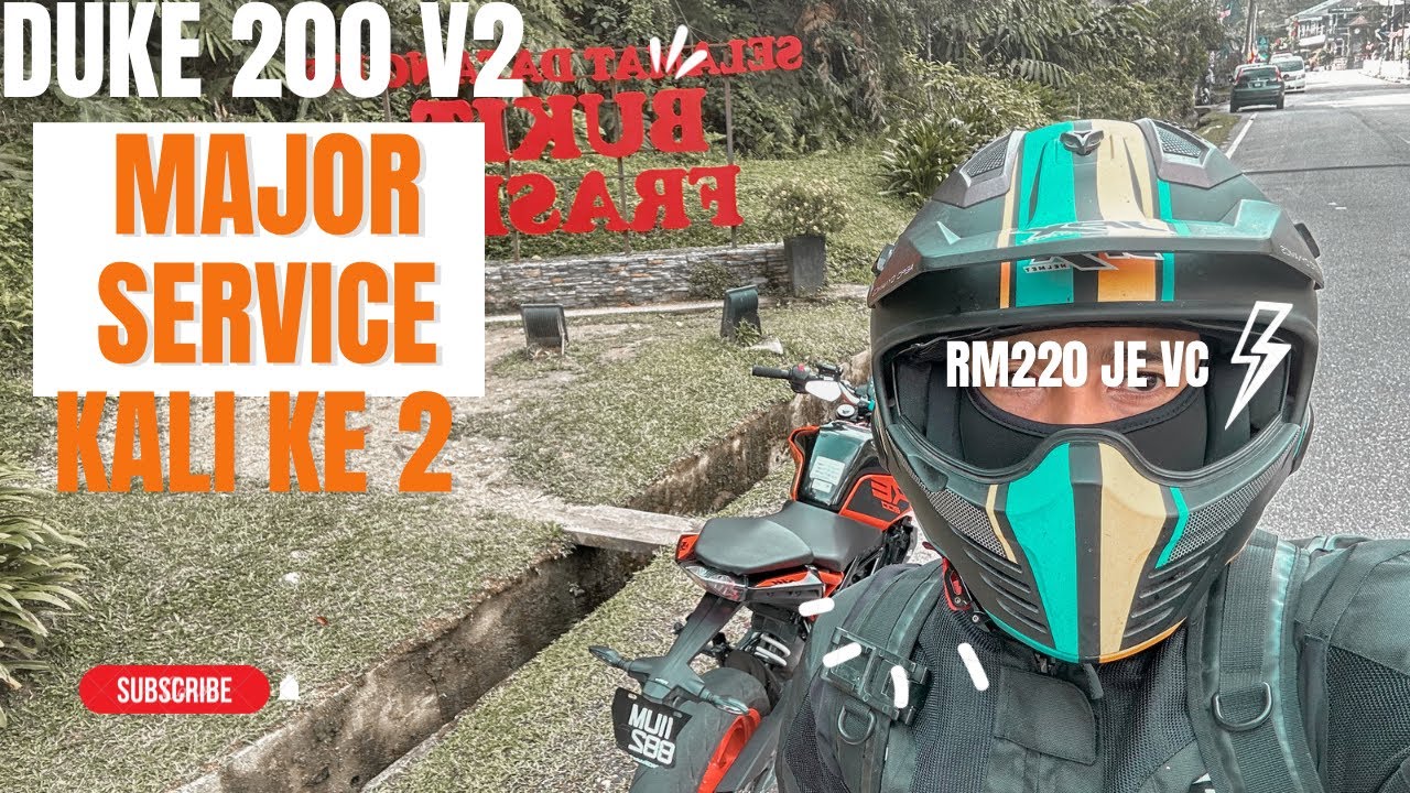 Major Service KTM Duke 200 V2 Kali Kedua [vlog] - YouTube