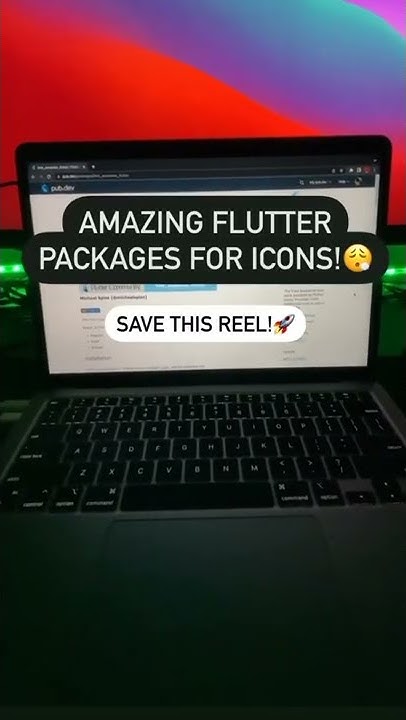 Amazing Flutter Packages For Icons Flutterwidgets Flutter Youtube