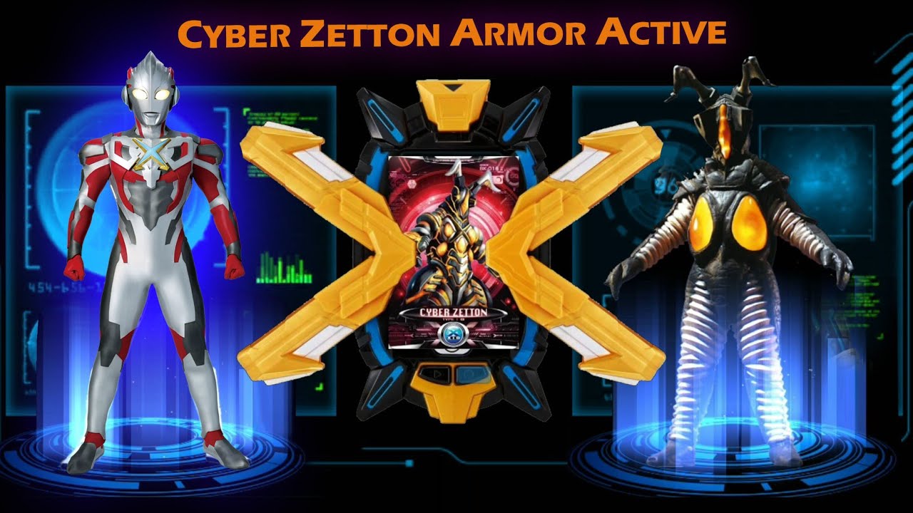 Ultraman X + Cyber Zetton Armor Active (Ultraman X Transformation ...
