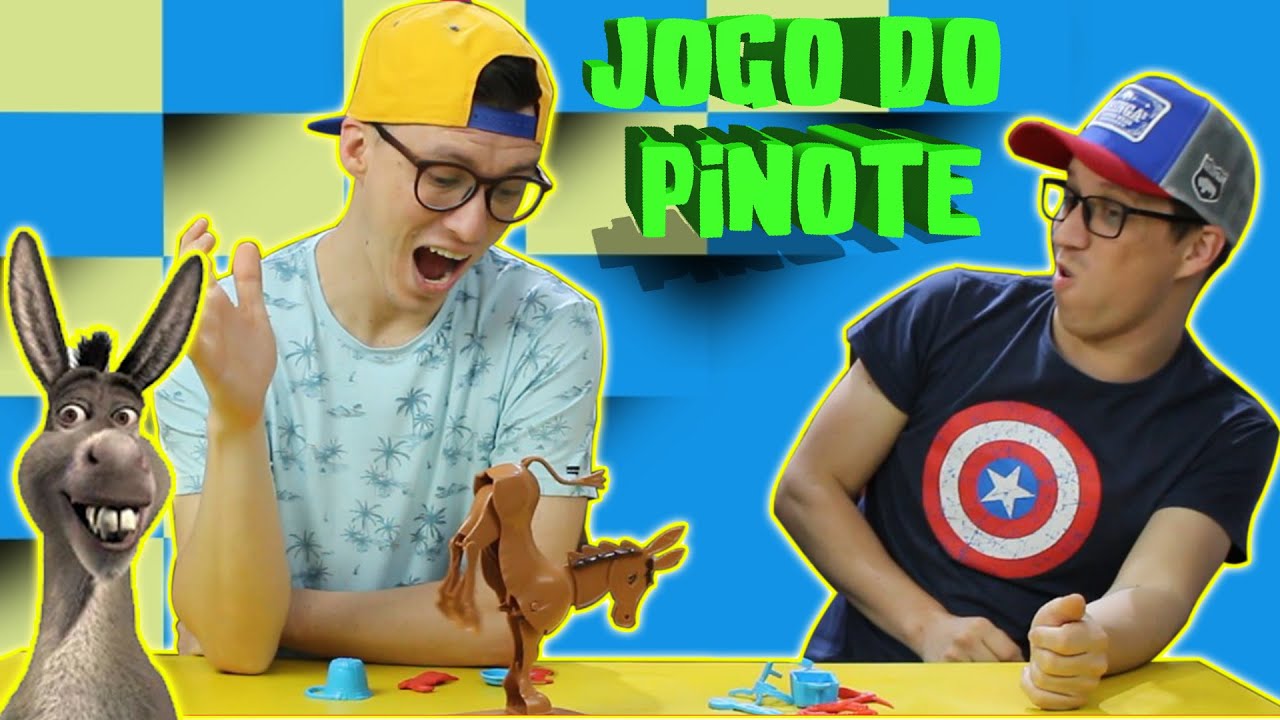 JOGO DO PINOTE - O BURRINHO ESTAVA NERVOSO... - YouTube