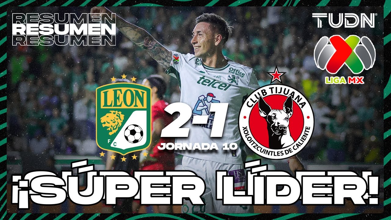 HIGHLIGHTS | León 2-1 Tijuana | Liga Mx - CL2025 J10 | TUDN - YouTube
