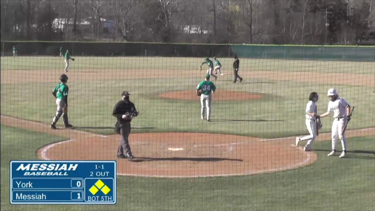 Messiah Baseball Highlight Of The Night - Mar. 14, 2021 - YouTube