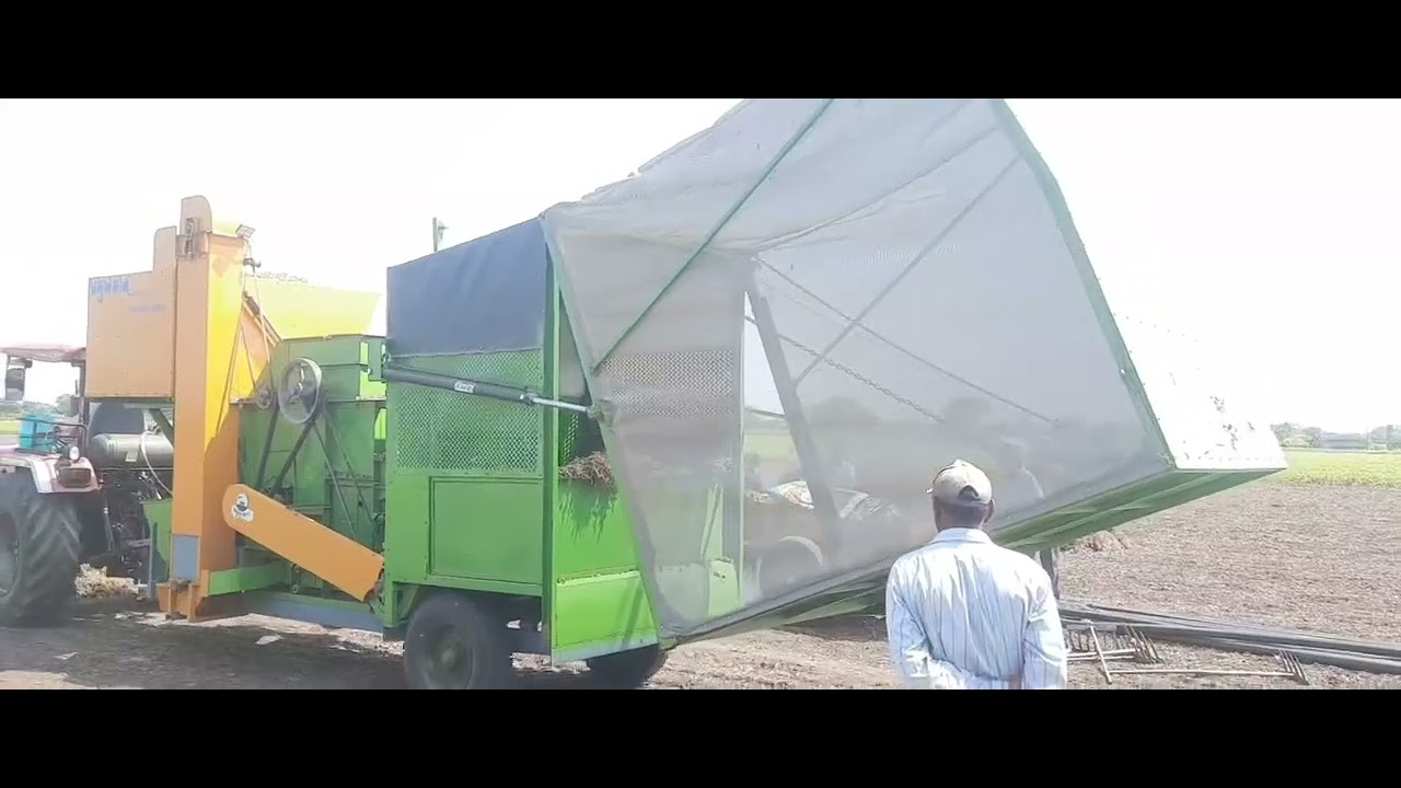 Automatic Groundnut Cleaning Machine - YouTube