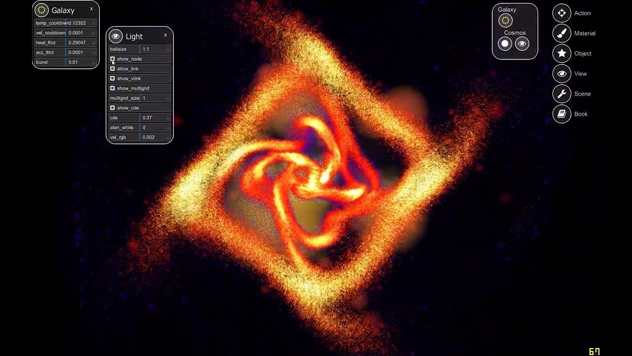 12 layer 4096x4096 multigrid + temperature visualization - YouTube