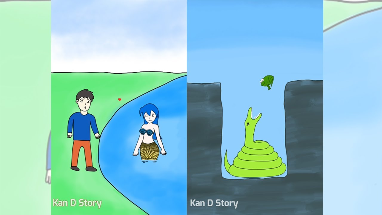 The Mermaid | Animation Story 1 #animation #drawing #painting #story ...