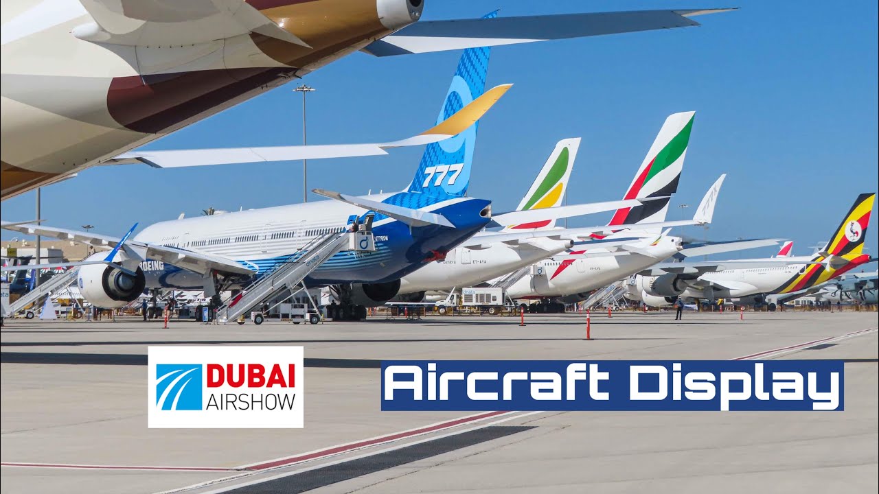 Dubai Air Show 2021 | Aircraft Static Display - YouTube