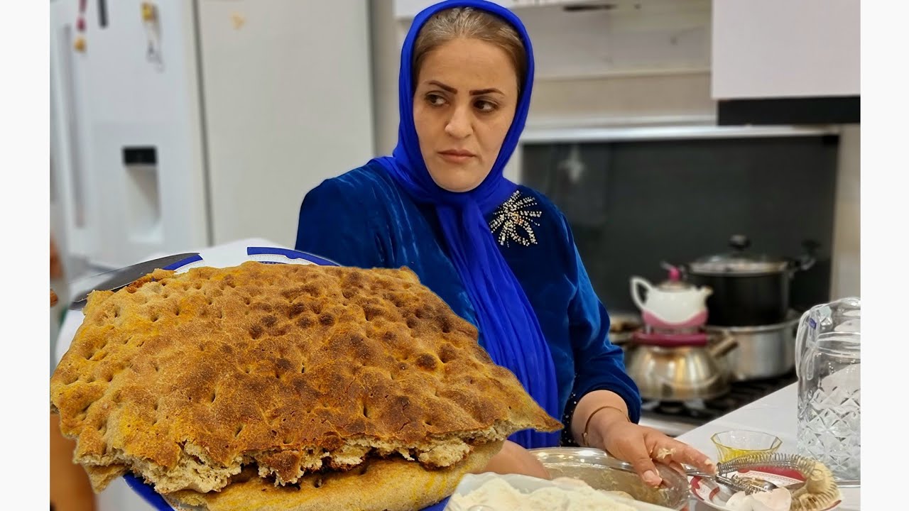 Baking traditional bread without salt.Rural lifestyle - YouTube