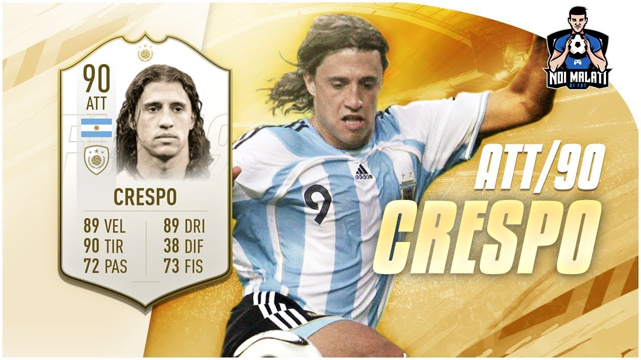 FIFA 19 | HERNÁN CRESPO ICON PRIME (90) | Player Review (ITA) - YouTube