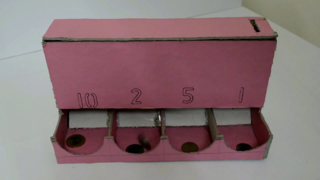 Diy Coin Sorting Machine Youtube