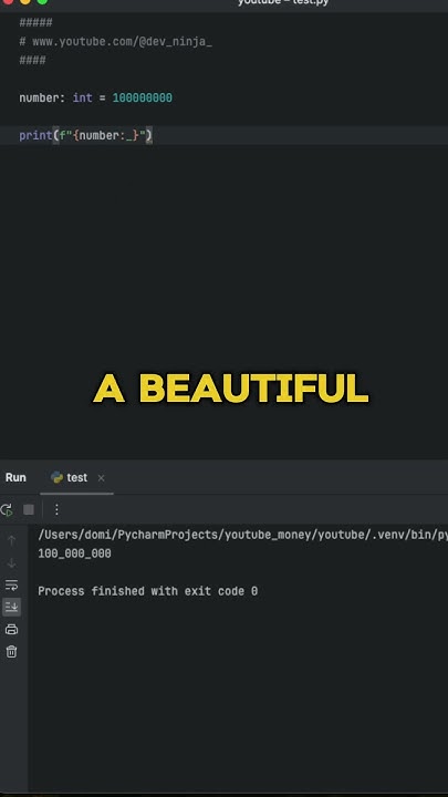 🚀 Make your code easy readable with This Python Hack! #Shorts #Python ...