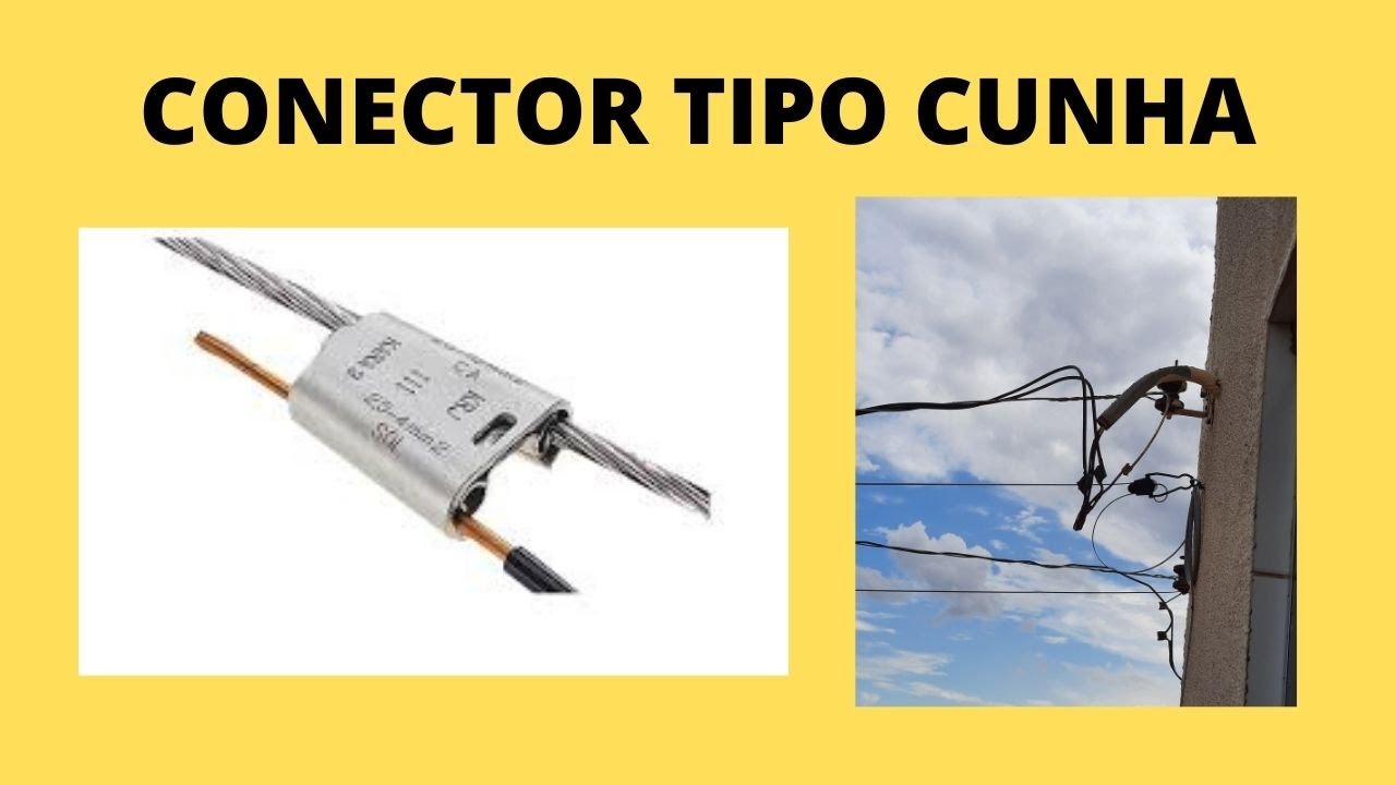 CONECTOR TIPO CUNHA PARA RAMAL DE LIGAÇÃO - YouTube