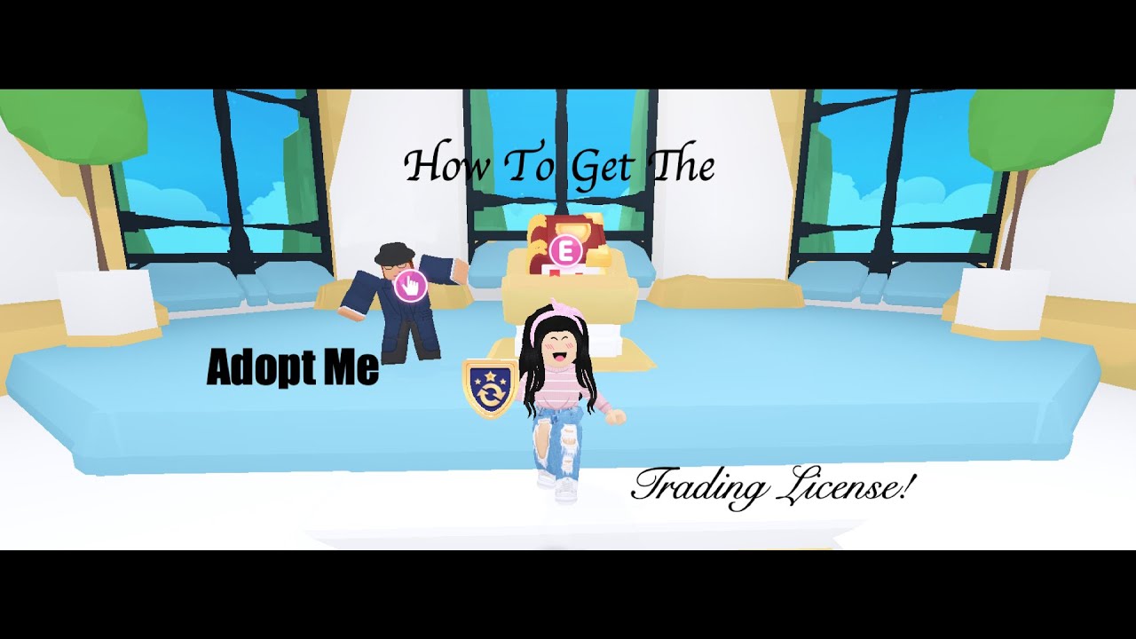 How To Get The Trading License In Adopt Me! | Roblox { -*Paw Paw Team ...