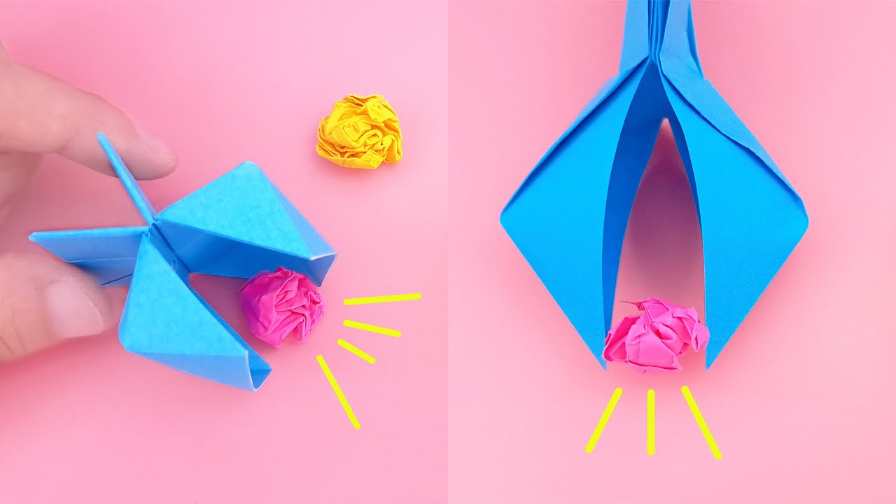 Origami Pliers | Paper Models | Active Paper Toys | 摺紙紙鉗教學 - YouTube