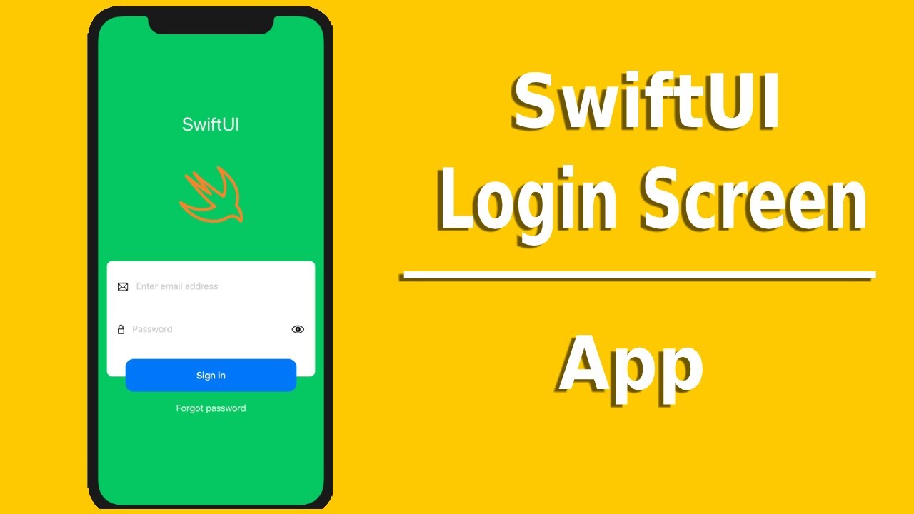 SwiftUI Login Form App YouTube SwiftUI Login Form App YouTube