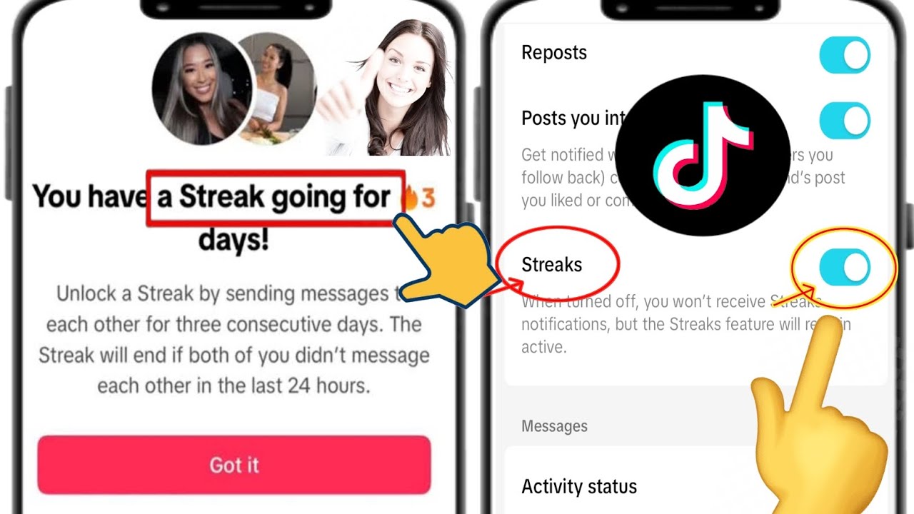 วิธีรับ Streaks บน TikTok [ฟีเจอร์ใหม่] เปิดตัวเลือก TikTok Streaks ...