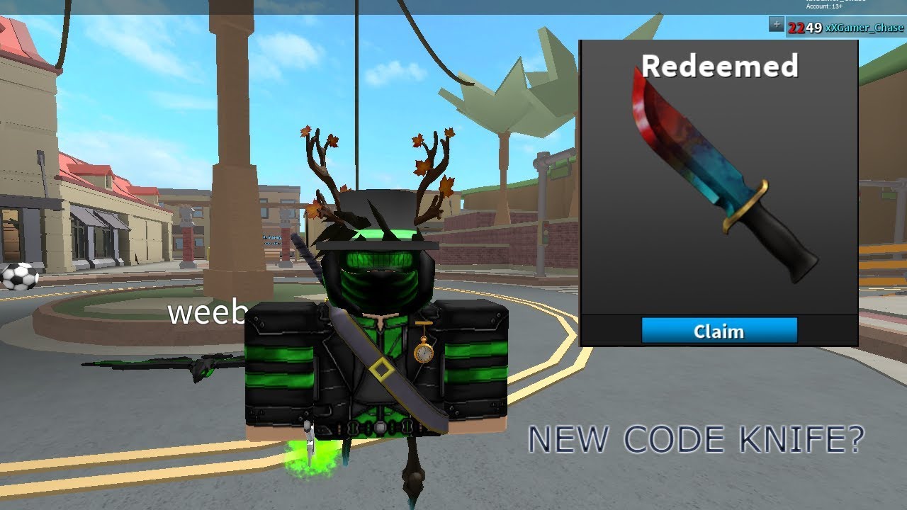 NEW KNIFE CODE IN ROBLOX ASSASSIN*One of the first to post?* - YouTube