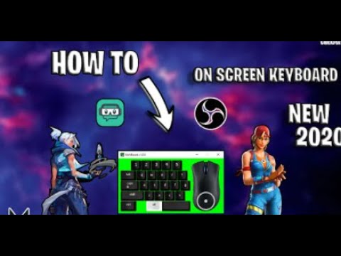 How to overlay a keyboard when recording! (only obs and streamlabs ...