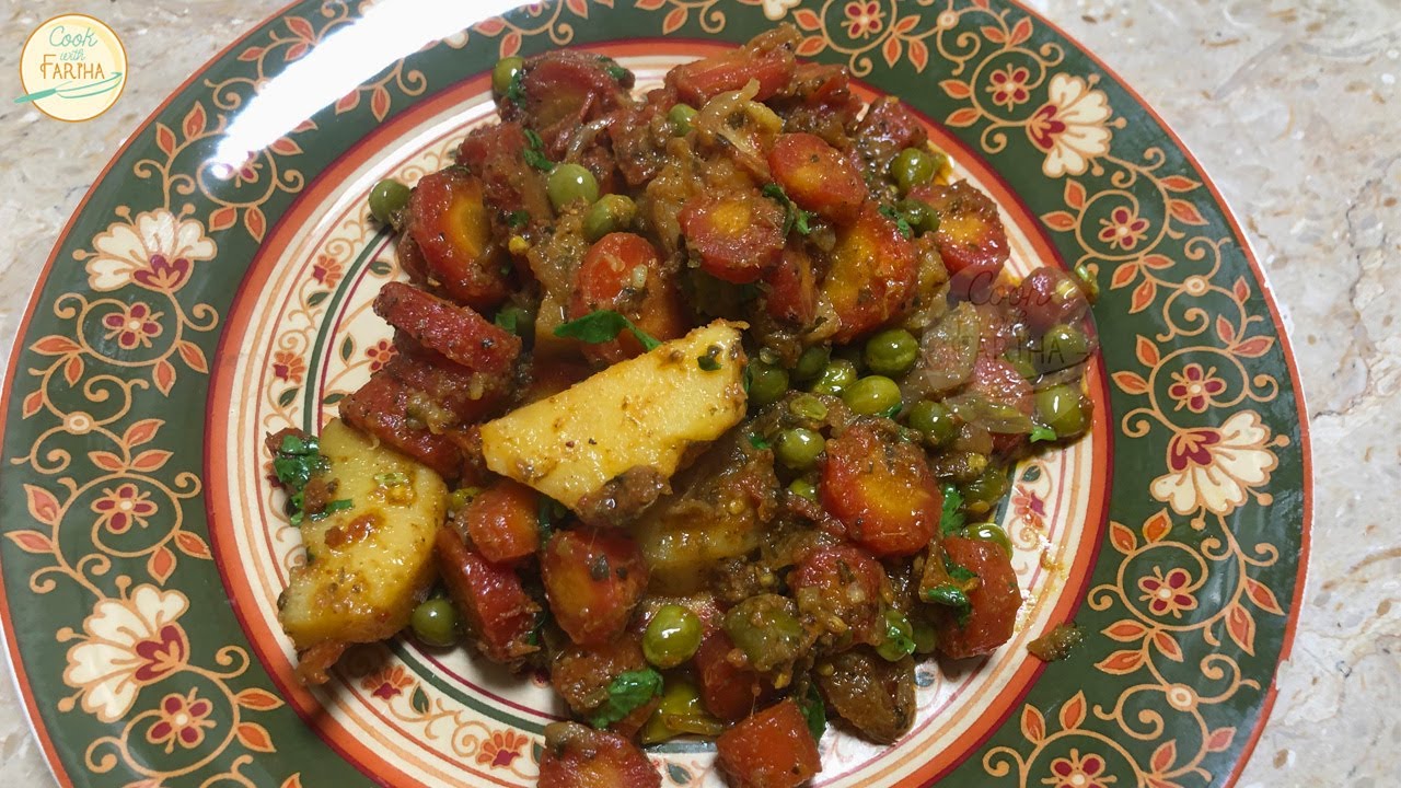Mix Vegetables/ Mix Sabzi Recipe By Cook With Fariha - YouTube