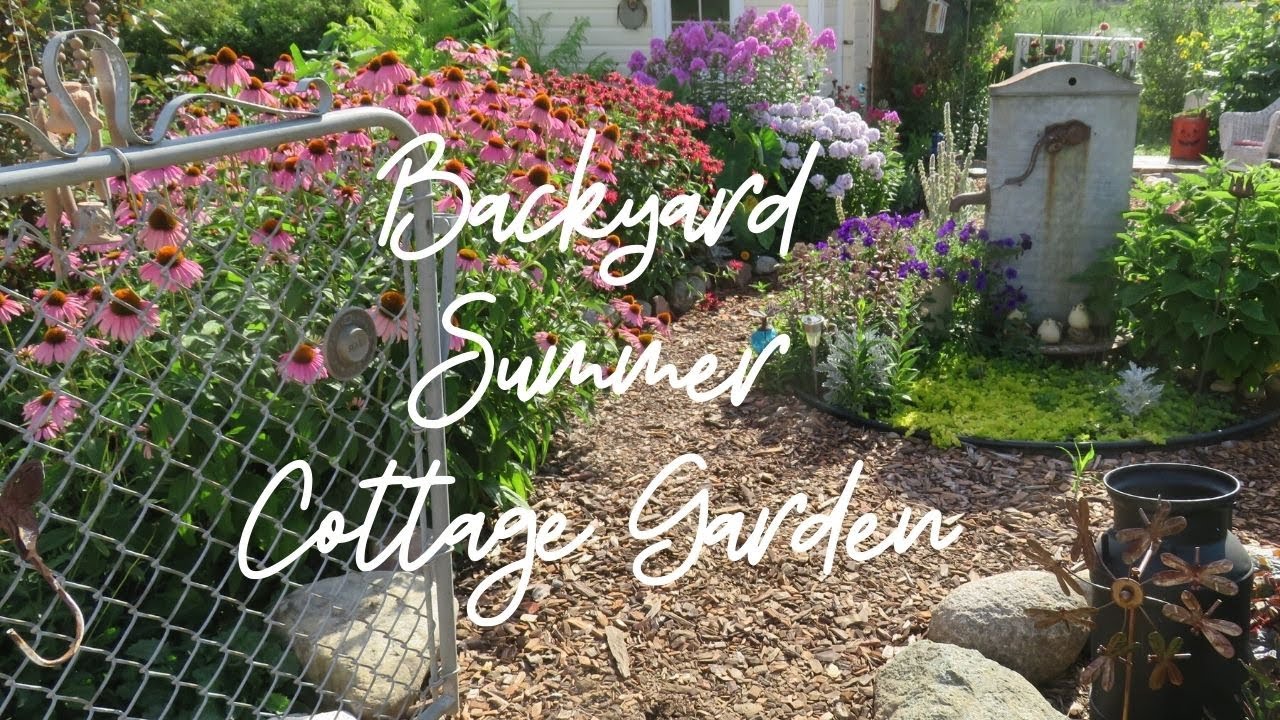 Cottage Style Garden Tour | Serene and beautiful | Midsummer cottage ...