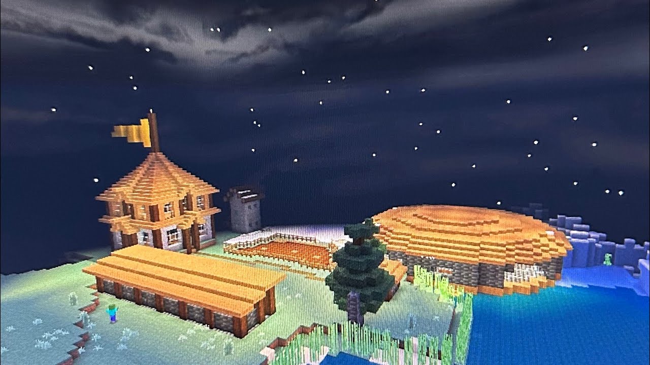My epic Minecraft Realm! The giant diamond is crazy!!! - YouTube
