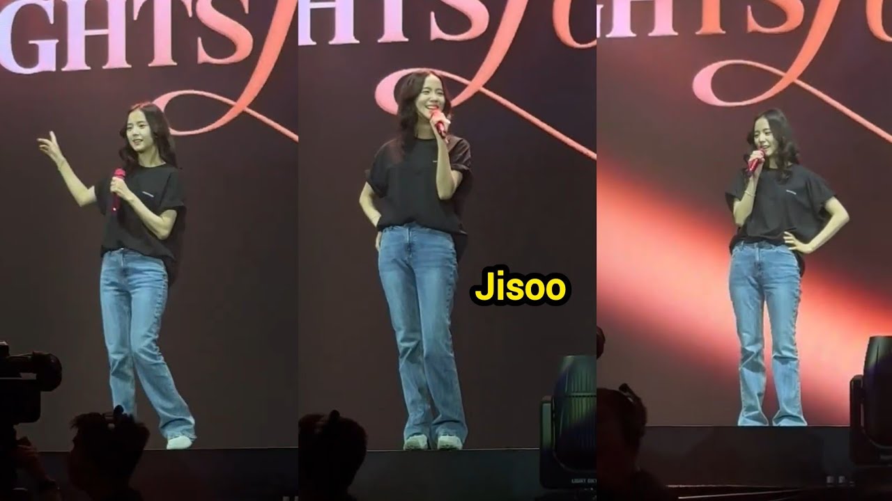 Jisoo Soundcheck Of ASIA TOUR: "LIGHTS, LOVE, ACTION!" in Manila today ...