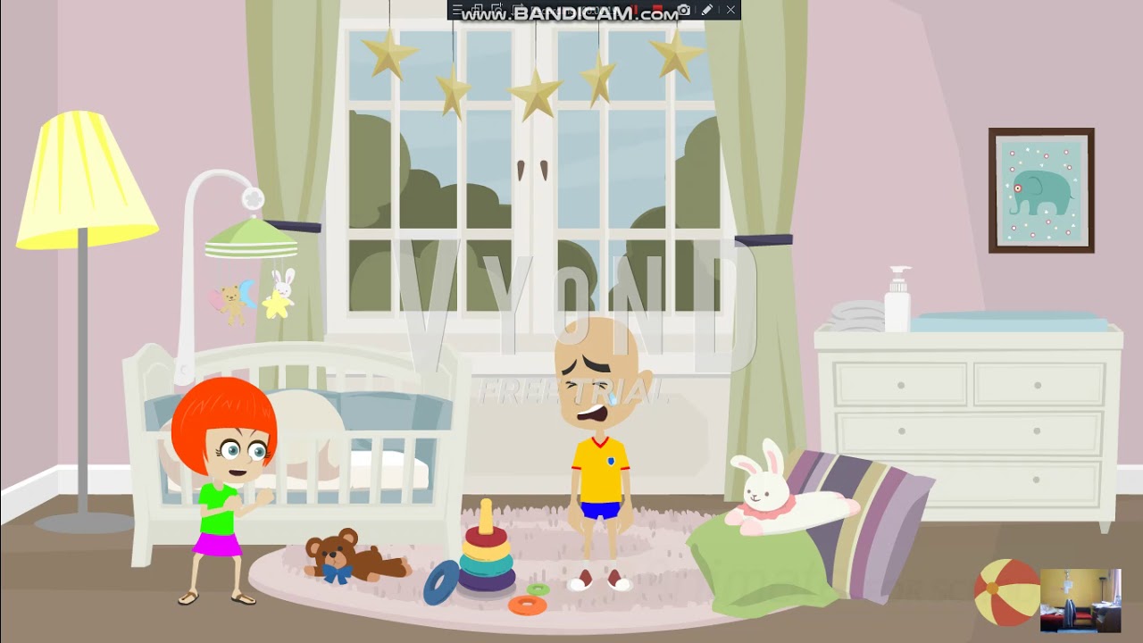 Caillou Grounds Daisy And Gets Grounded - YouTube