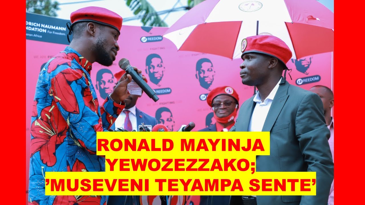 RONALD MAYINJA YEGANYE SENTE ZA MUSEVENI. - YouTube