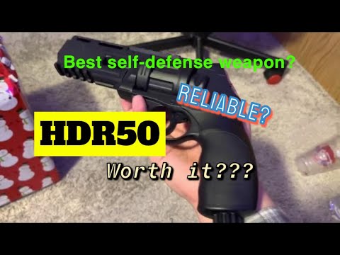Umarex TR50 HDR50 (.50 caliber)TAE Revolver/self defense gun - YouTube