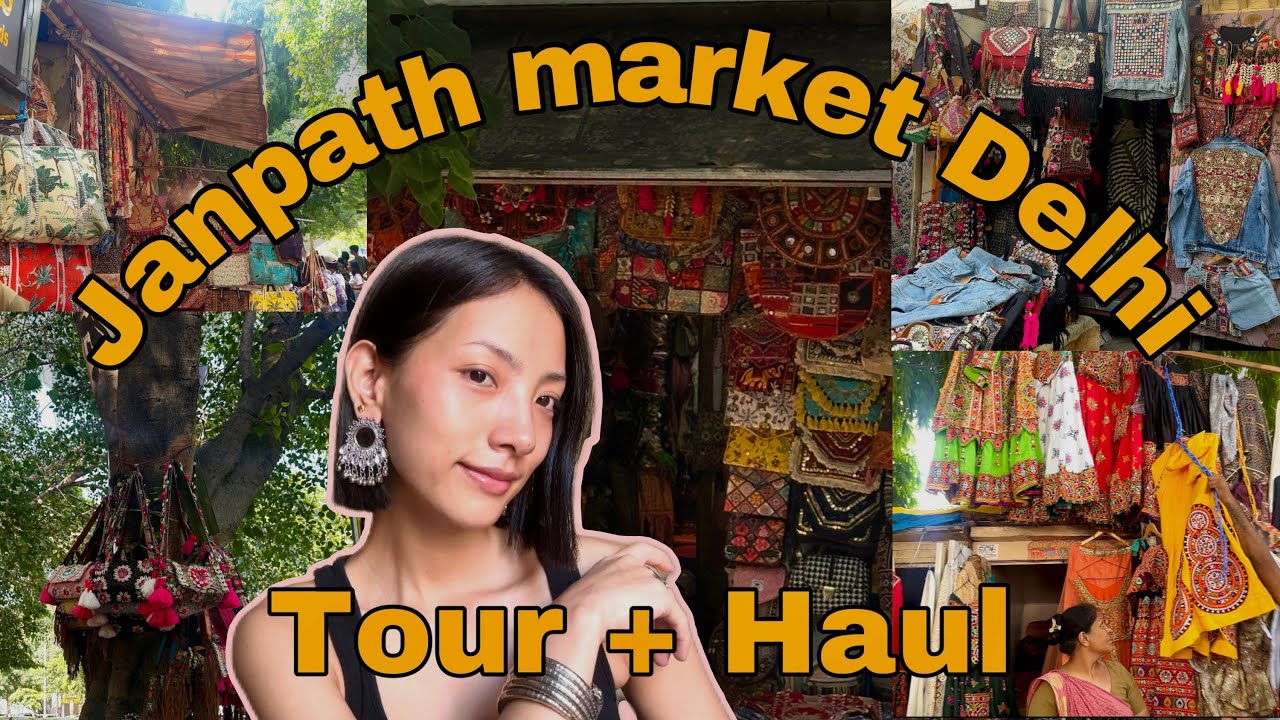 Janpath market Delhi 📍|| Gujarati lane || what to expect in this market ...