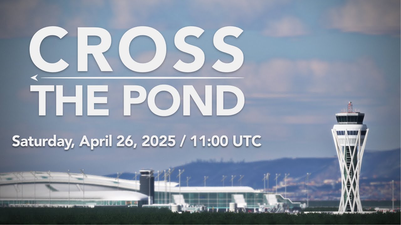 Cross The Pond Westbound 2025 | VATSIM Event BCN ️ IAD - YouTube
