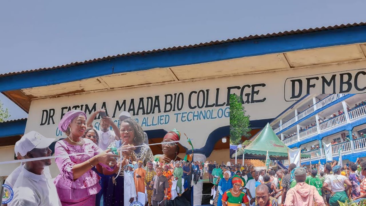 Sierra Leone: Fatima Bio inaugurated DFMBC College of Health Sciences ...