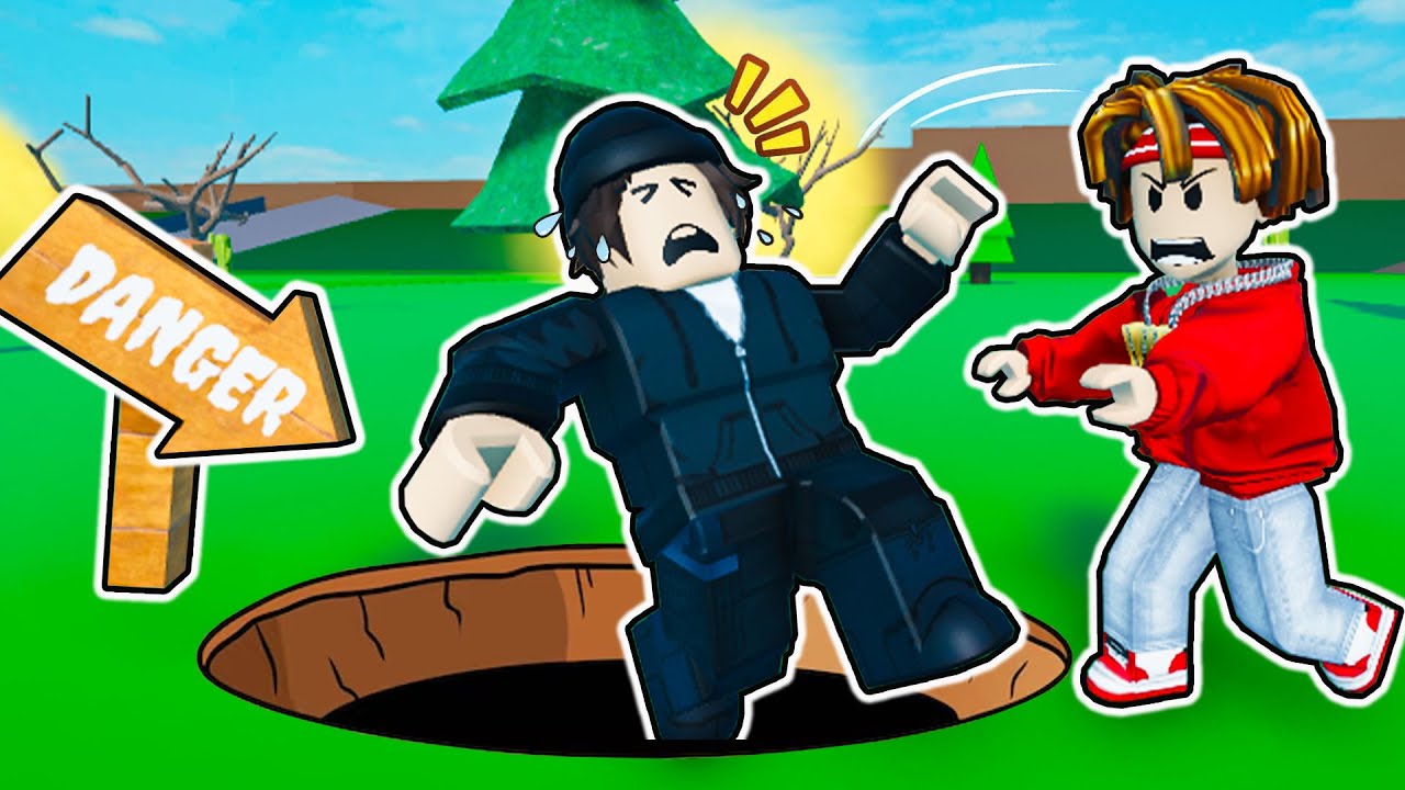 ROBLOX Brookhaven 🏡RP: The Robber Fall Down the LONGEST PIT in Roblox ...