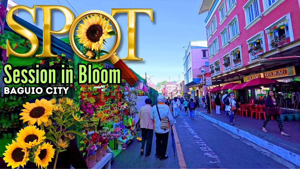 Session Road in Bloom 2025, A Vibrant Market & Food Haven! | Walking ...