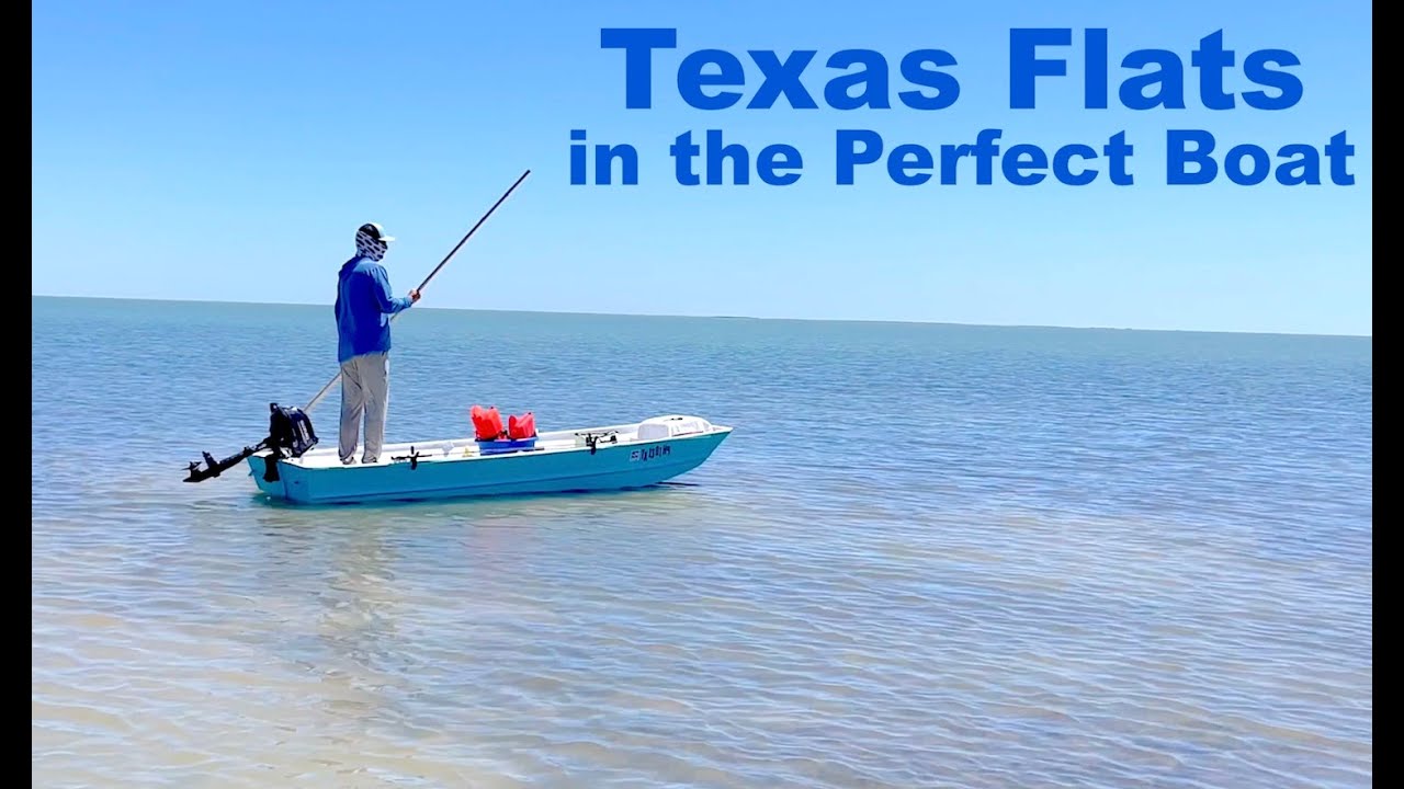 12ft Project Boat is PERFECT | Push Poling Clear Texas Flats - YouTube
