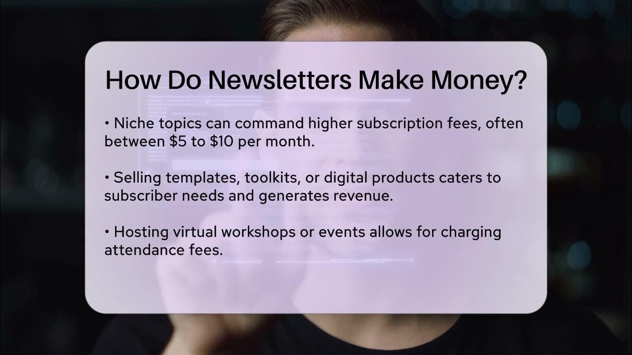 How Do Newsletters Make Money? - TheEmailToolbox.com - YouTube