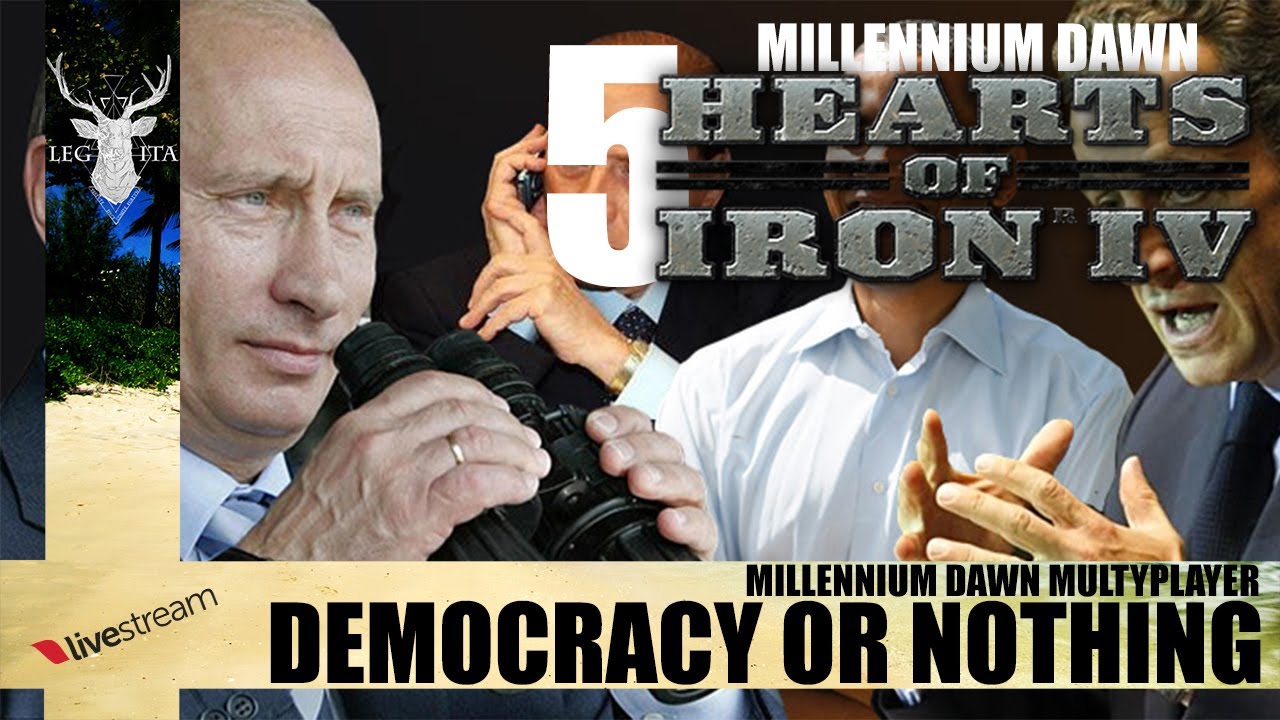 Hearts of Iron 4 | Democracy or Nothing | Live #5 - Putin Putout ...