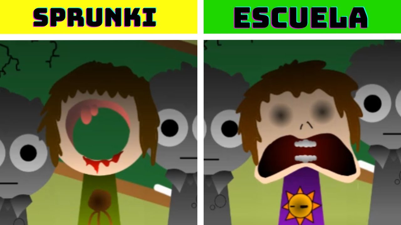 Sprunki Escuela AGEINST EACH OTHER | PHASE 2 - Incredibox Sprinky - YouTube