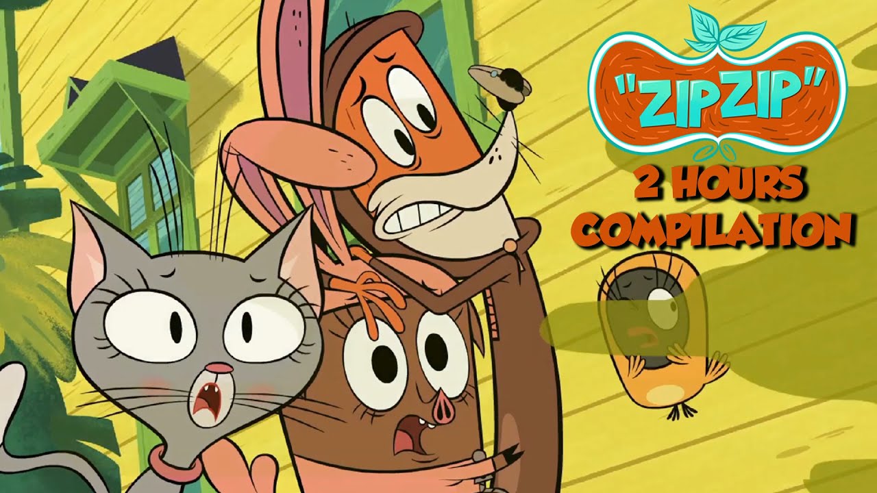 Zip Zip *Stinky Sam* 2 hours Season 1 - COMPILATION - Cartoon for kids ...