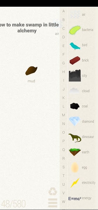 Tutorial how to make swamp in little alchemy - YouTube