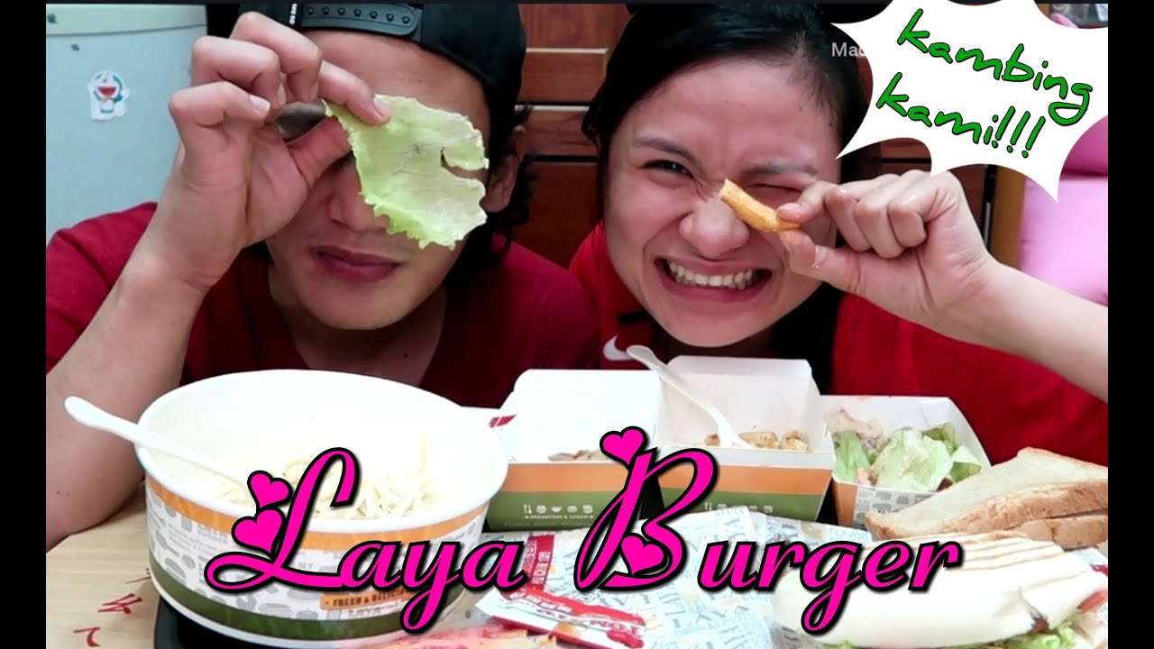 MUKBANG : LAYA BURGER - YouTube