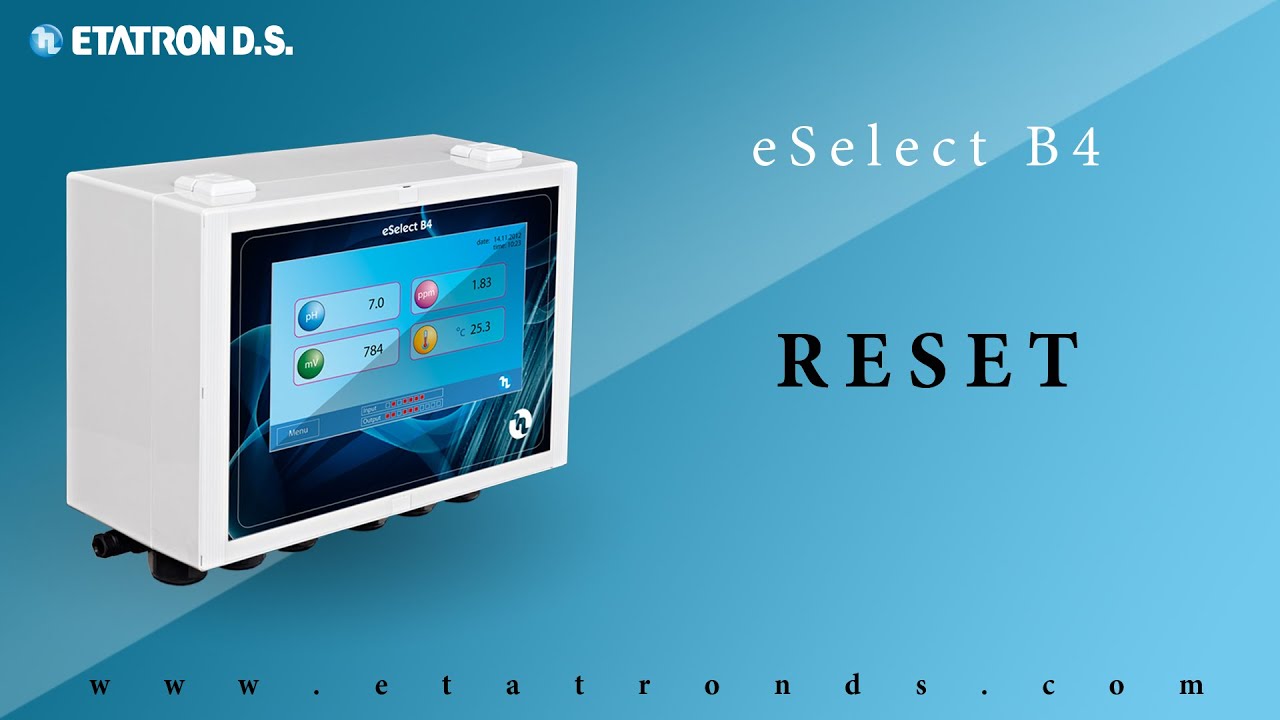 eSelect B4 - RESET TUTORIAL - YouTube