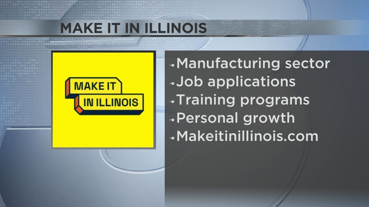 Statewide program to revitalize manufacture sector in Illinois - YouTube