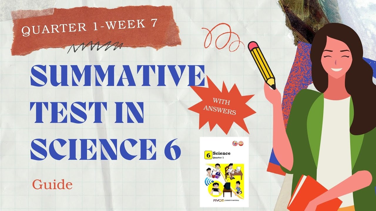 SUMMATIVE TEST IN SCIENCE 6 -Quarter 1 #SummativetestinScience6 # ...