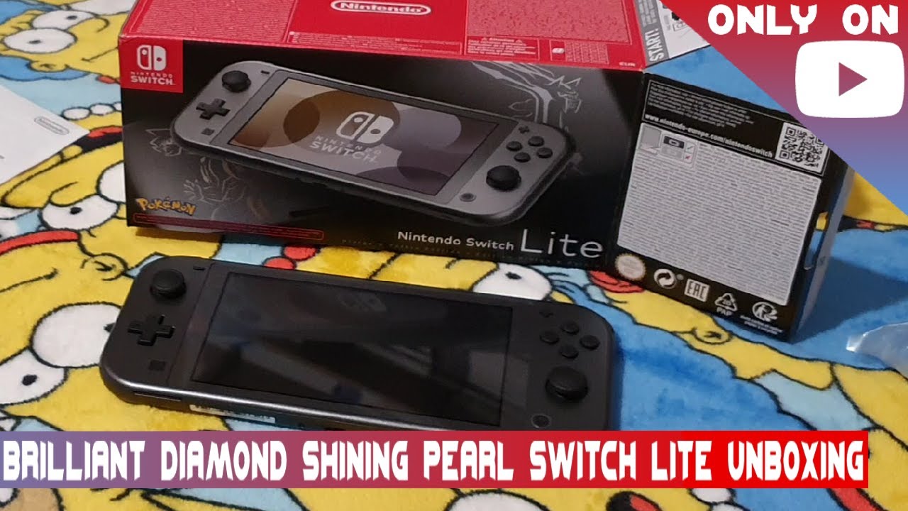 *Limited Edition* Pokémon Brilliant Diamond, Shining Pearl Switch Lite ...