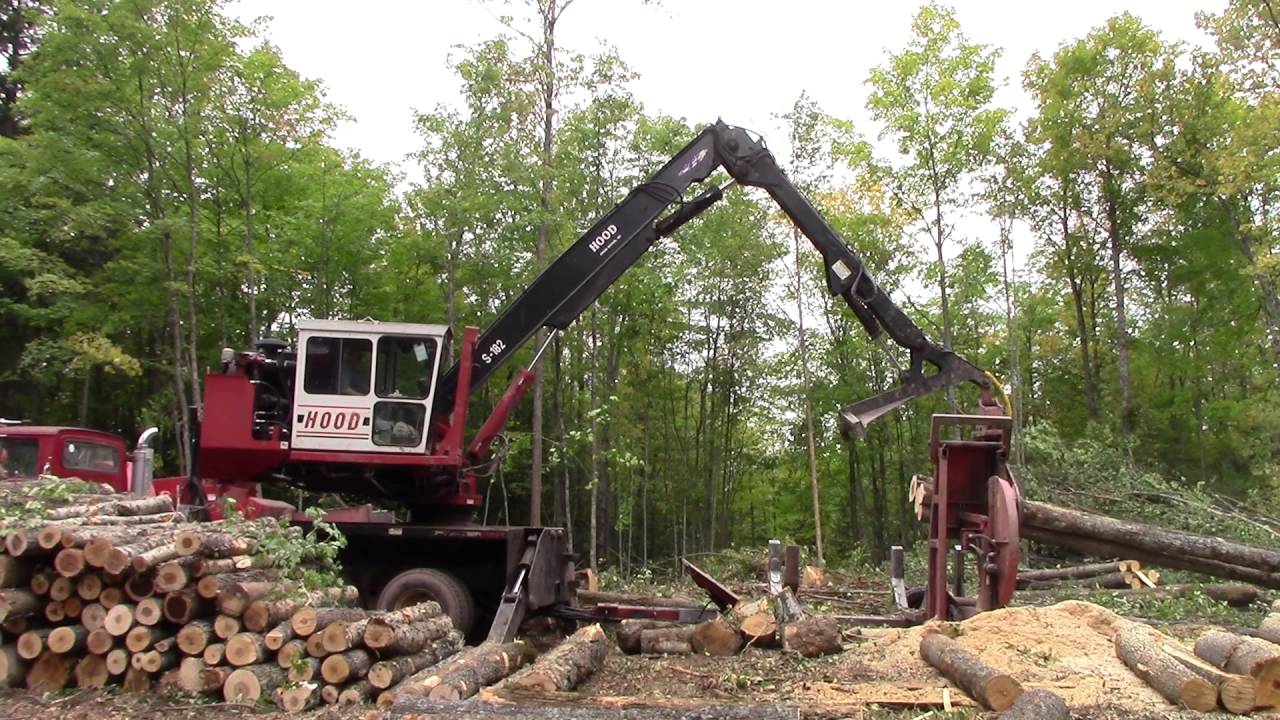 2011 Hood S-182 Loader and a 60" Hanfab Slasher - YouTube