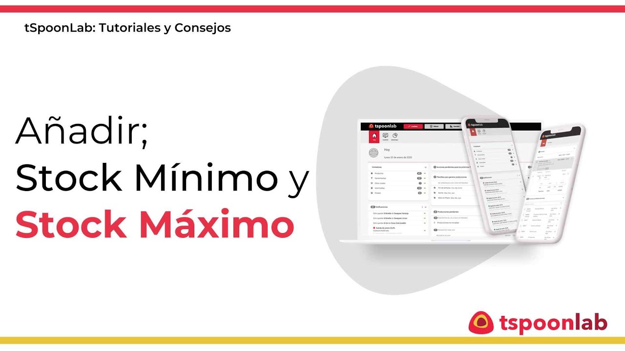 Añadir Stock Mínimo y Máximo en tSpoonLab - YouTube