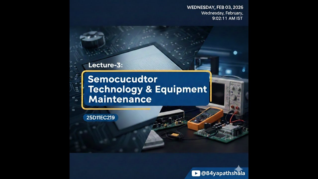 T1_L3_Semiconductor Technology Equipment Maintenance (25D11EC219)(Even ...