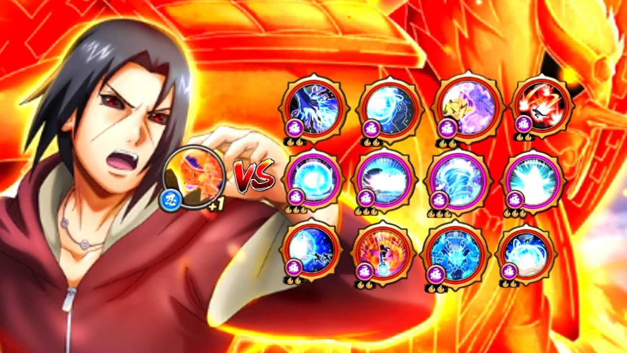 EDO Itachi Totsuka Blade Blaze Dance VS EX Ultimate Jutsus - Naruto x ...