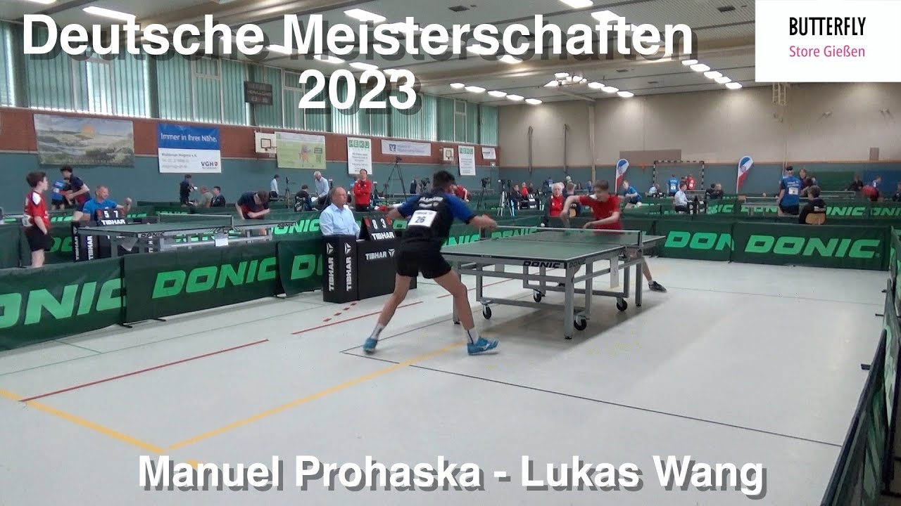 Manuel Prohaska - Lukas Wang | Deutsche Meisterschaften U19 2023 ...