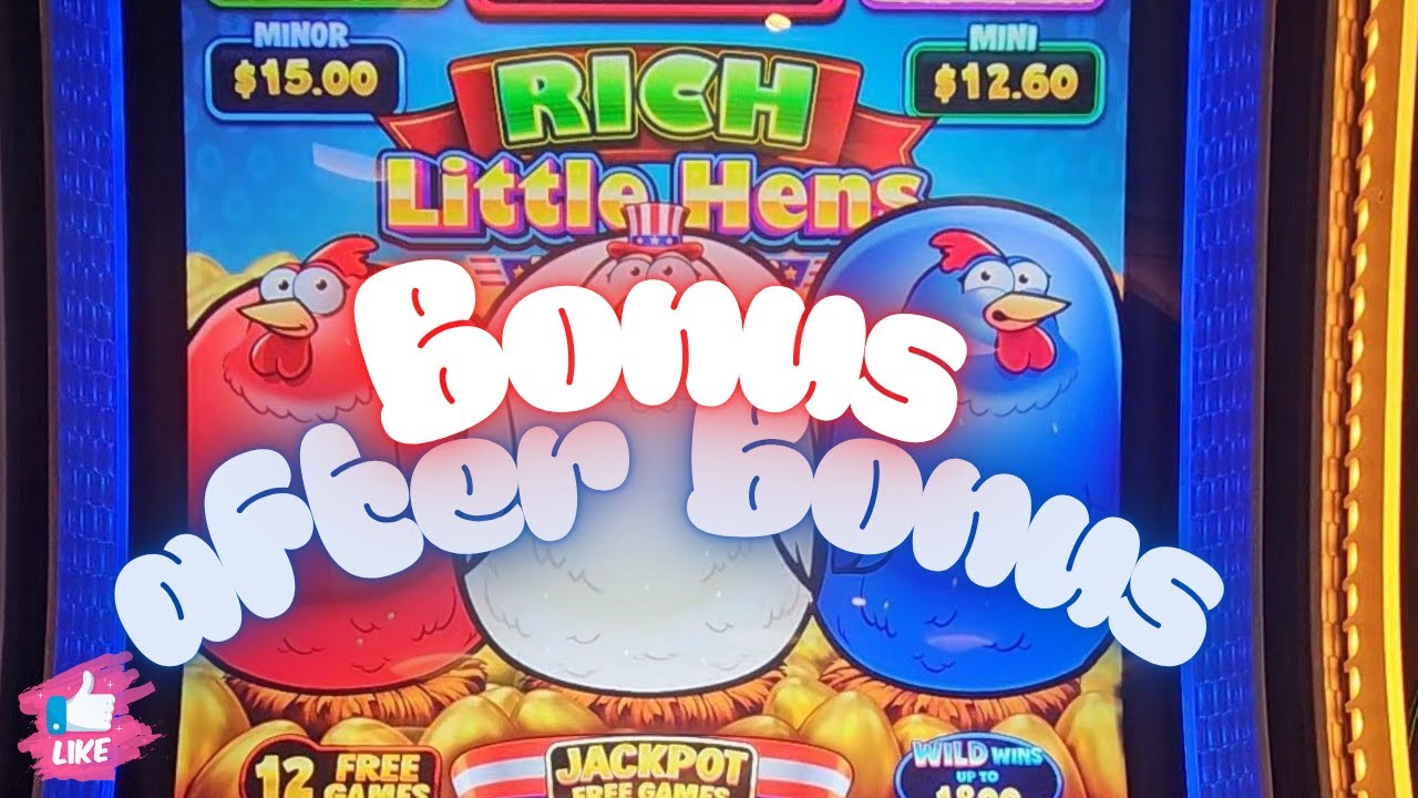 Rich Little Hens Slot Machine 🐔 Bonus After Bonus! Low & Mid Bets ...